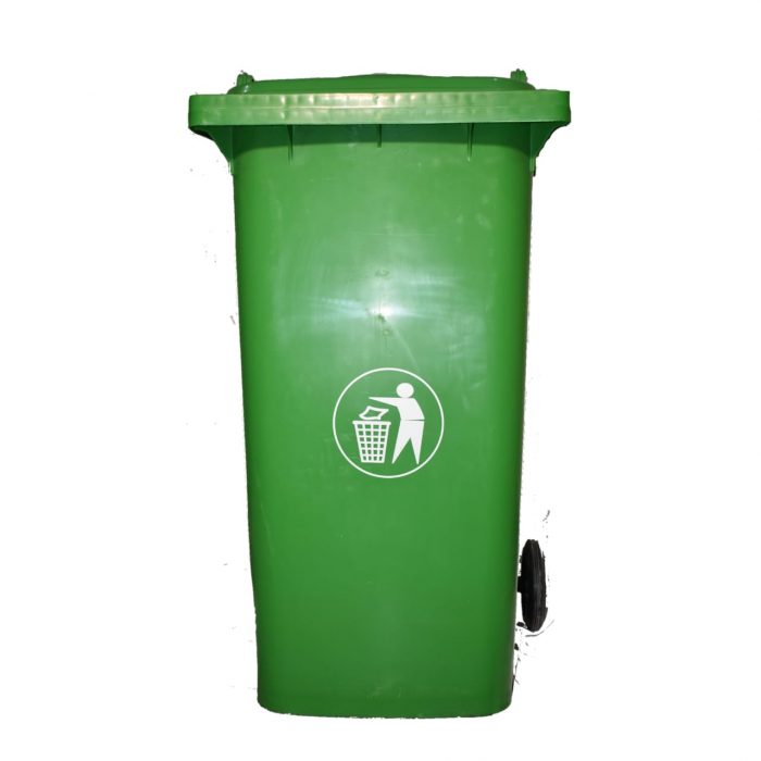 50 litter Dustbin with paddle – URS cart