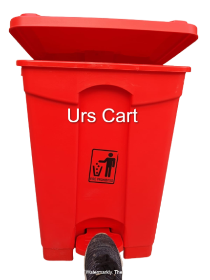 50 liter Dustbin with paddle – URS cart