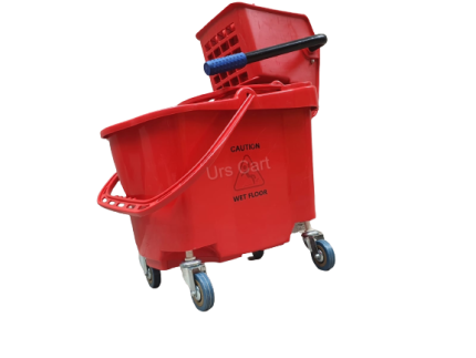 Double bucket mop trolley – URS cart
