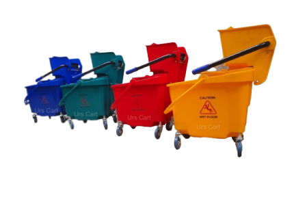 Double bucket mop trolley – URS cart